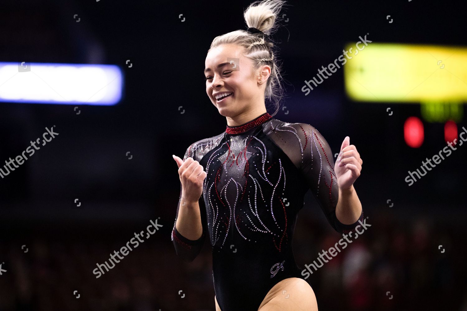 University Utah Gymnast Sydney Soloski Competes Editorial Stock Photo ...