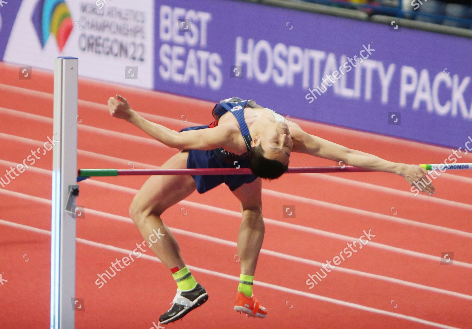 SANGHYEOK WOO KOREA HIGH JUMP MEN Editorial Stock Photo - Stock Image ...