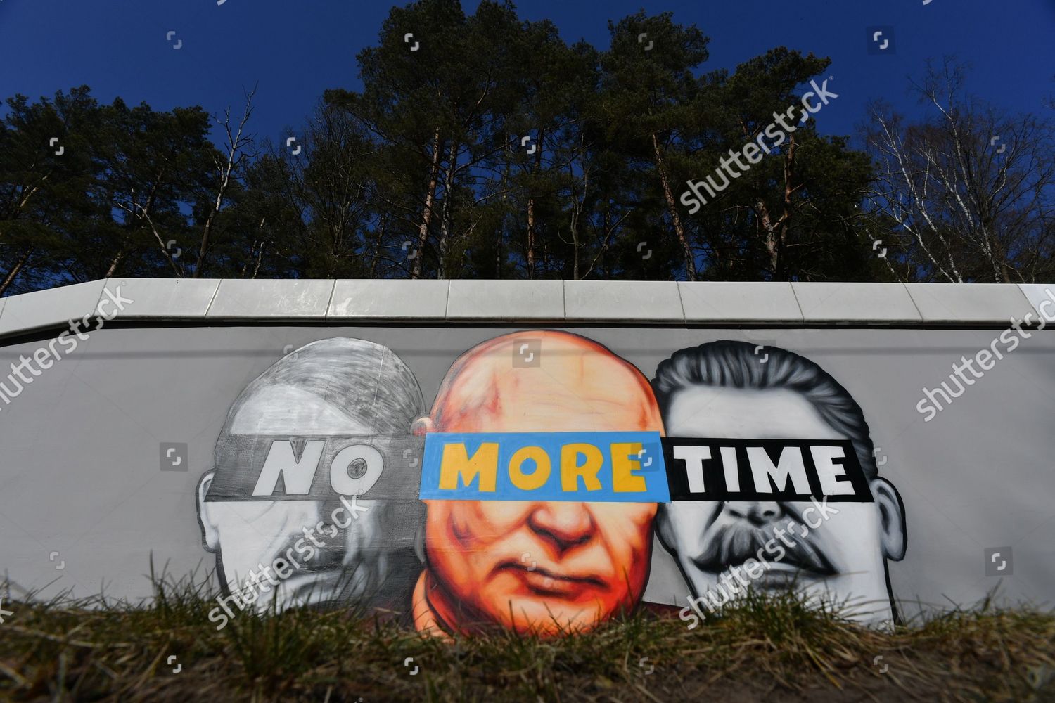 Mural Showing Hitler Putin Stalin No Editorial Stock Photo - Stock ...