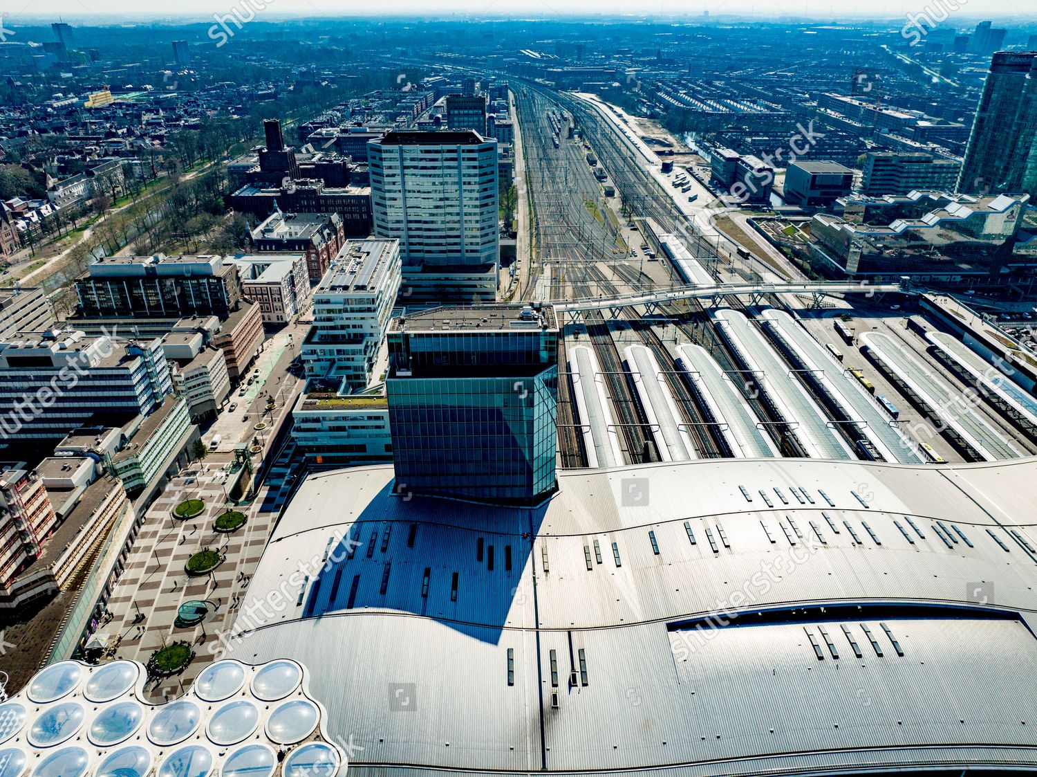 Overview Central Station Ns Center Utrecht Editorial Stock Photo ...