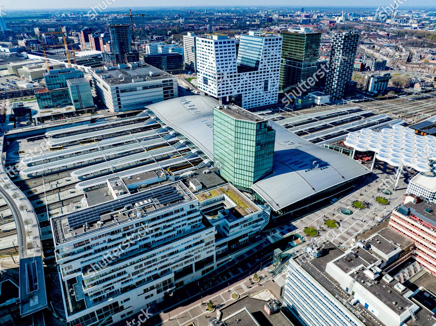 Overview Central Station Ns Center Utrecht Editorial Stock Photo ...
