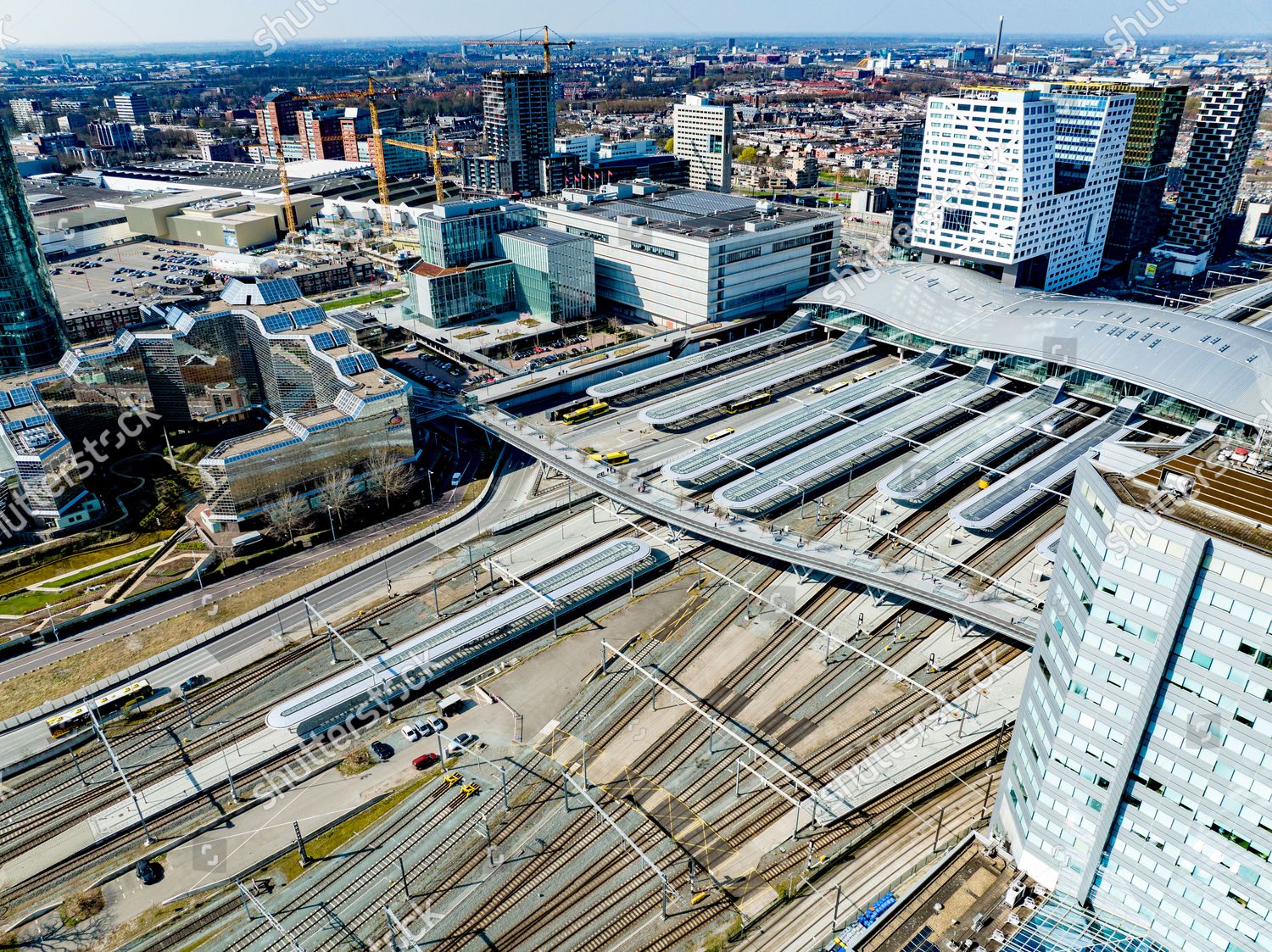 Overview Central Station Ns Center Utrecht Editorial Stock Photo ...