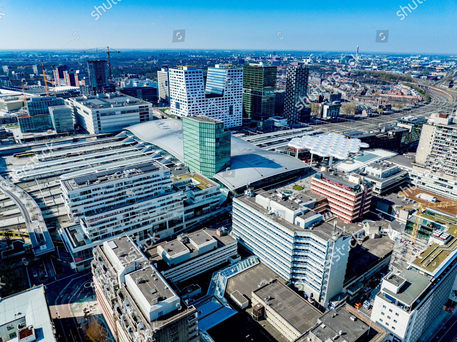 Overview Central Station Ns Center Utrecht Editorial Stock Photo ...