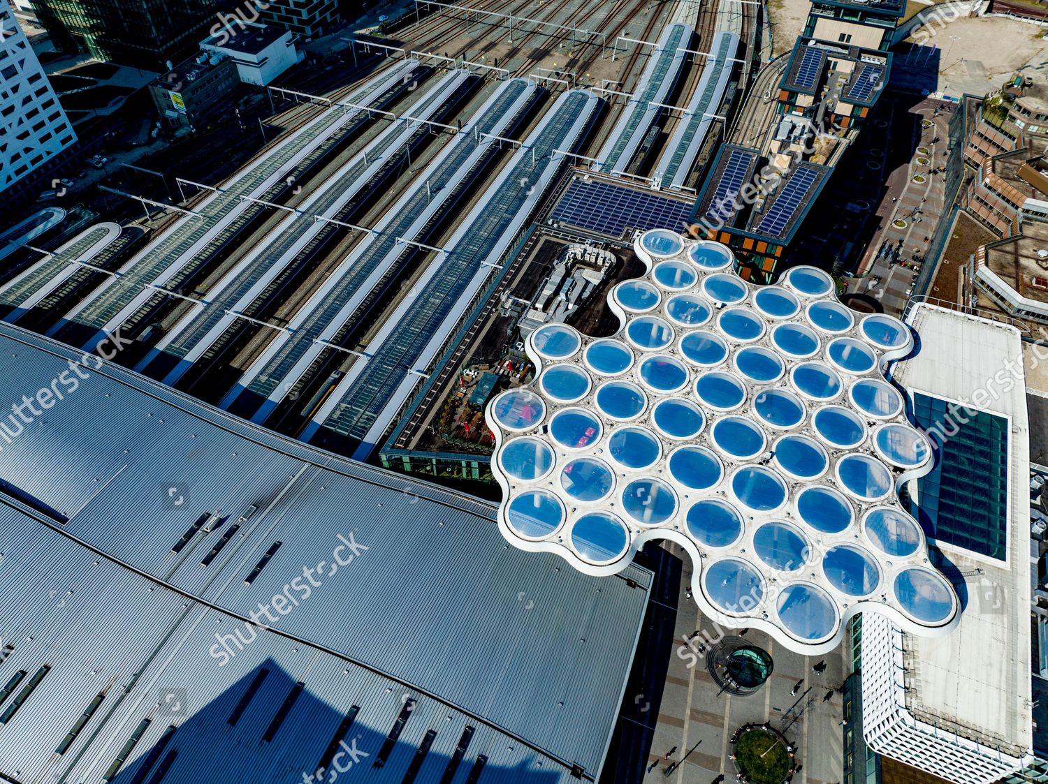Overview Central Station Ns Center Utrecht Editorial Stock Photo ...