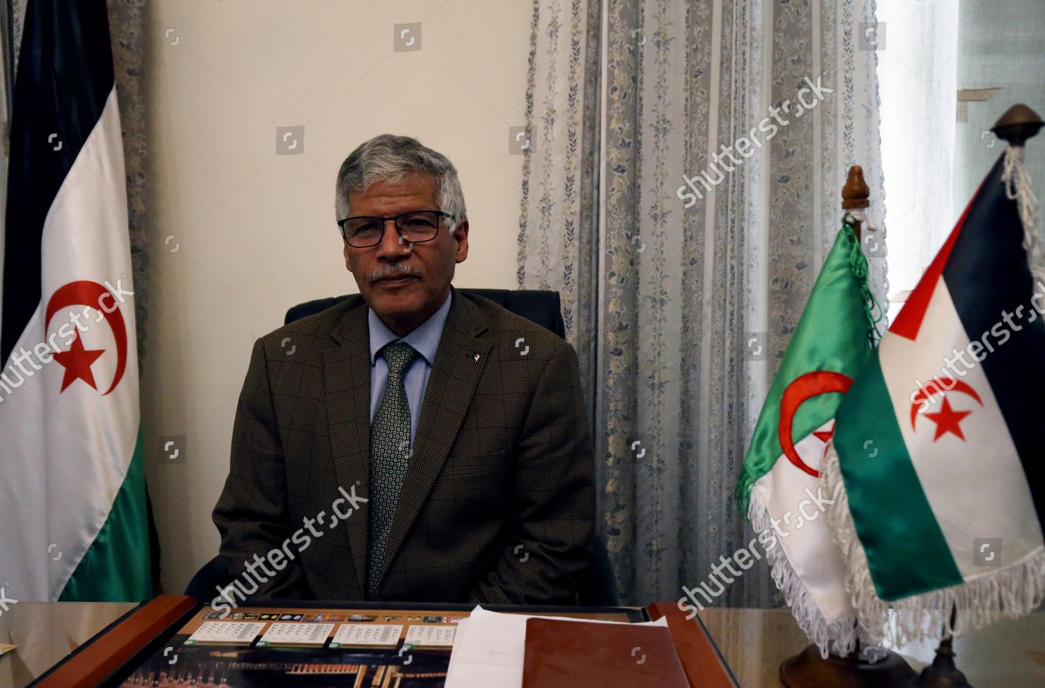 Abdelkader Taleb Omar Polisario Ambassador Algeria Editorial Stock ...