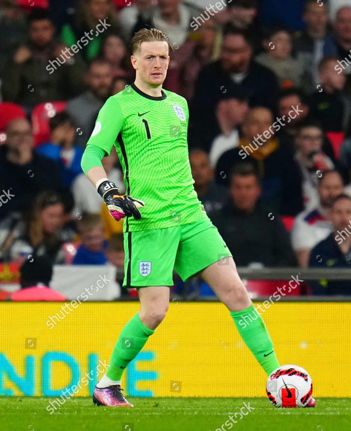 England Goalkeeper Jordan Pickford Editorial Stock Photo - Stock Image ...