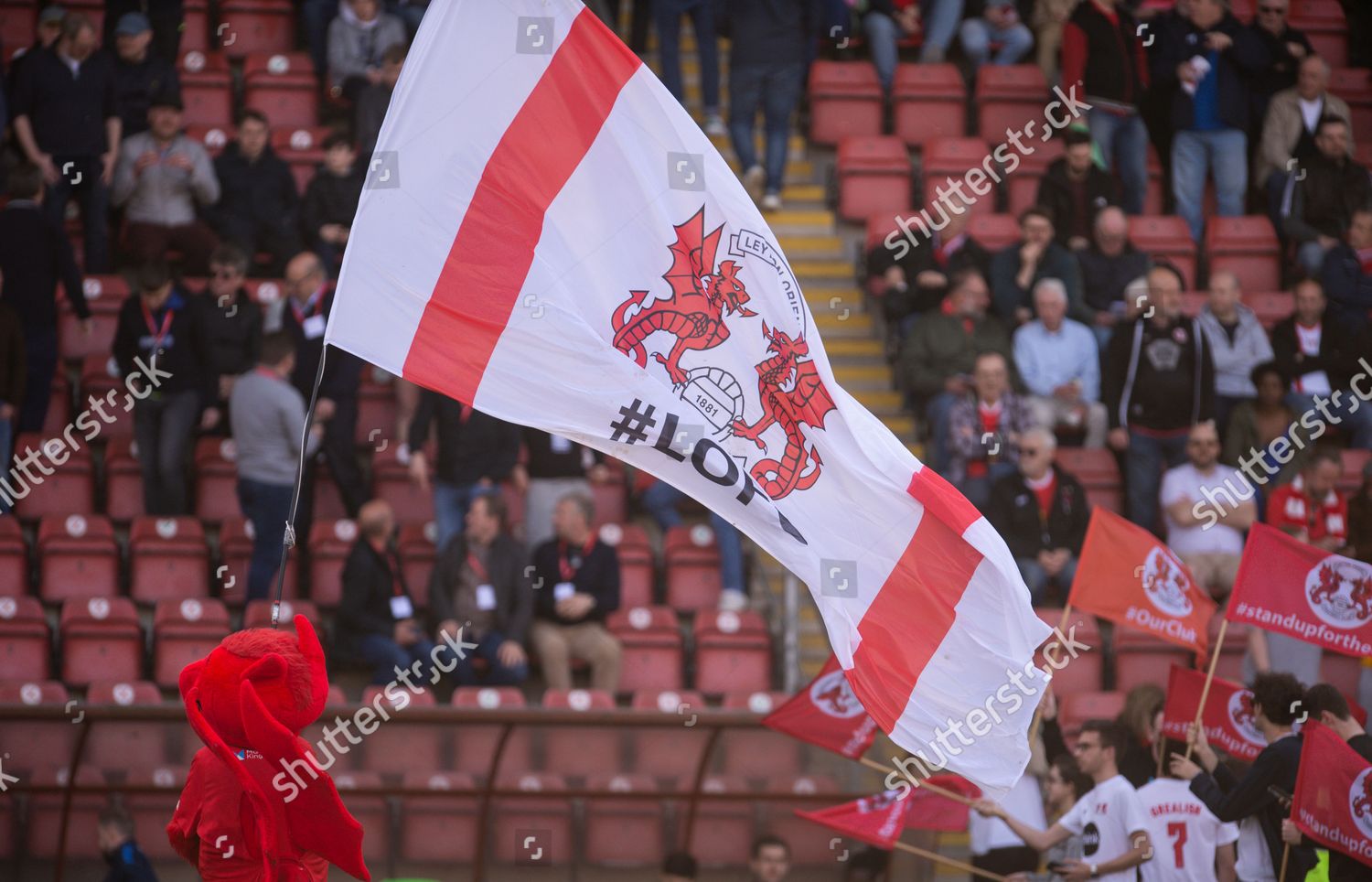 Leyton Orient Flags Editorial Stock Photo - Stock Image | Shutterstock
