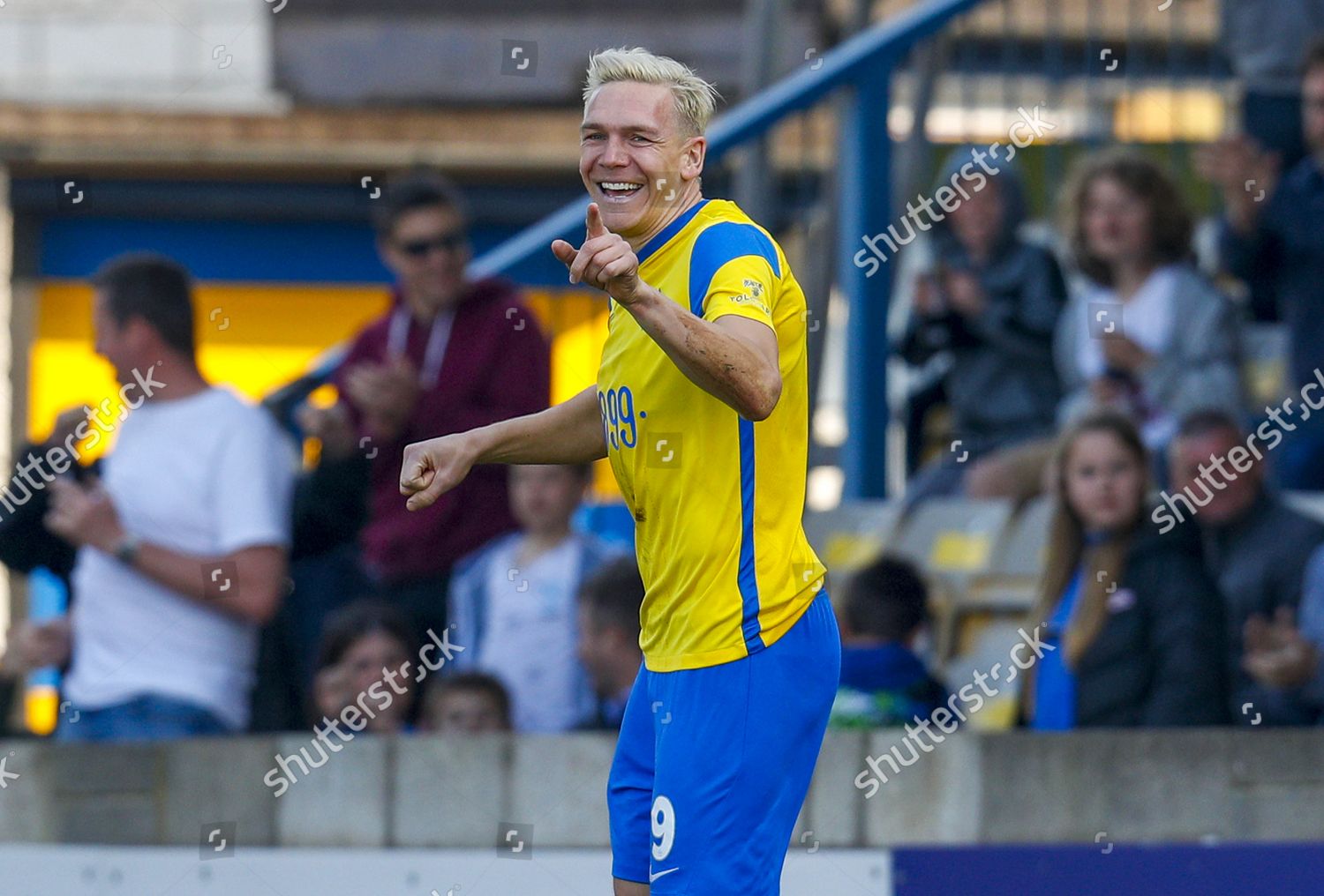 Goal Celebrations Danny Wright Torquay United Editorial Stock Photo ...
