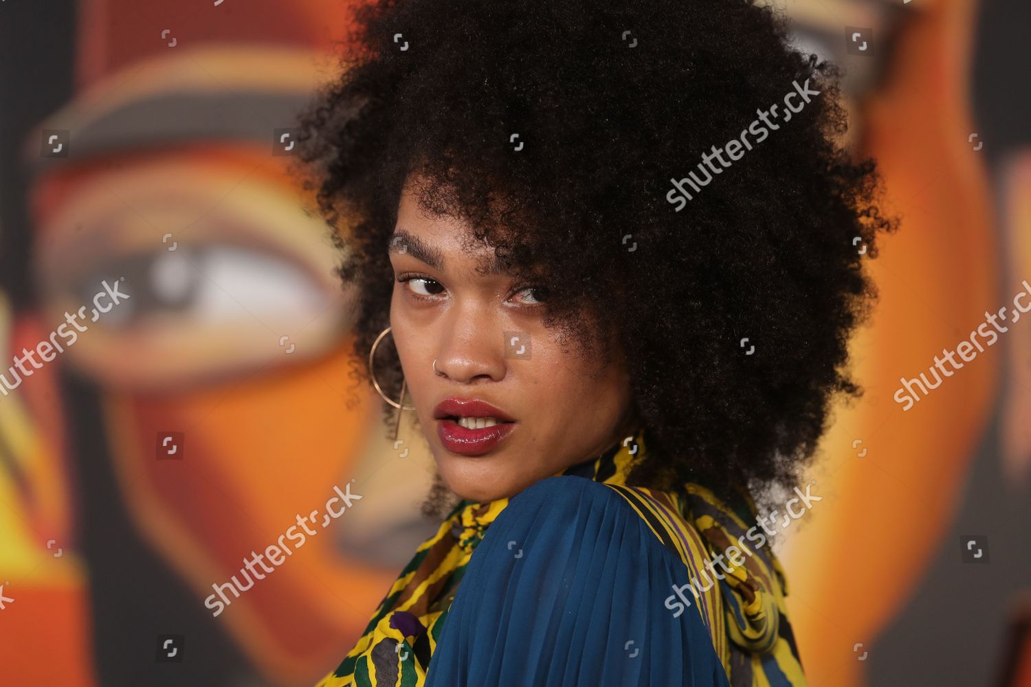 Ava Grey Poses On Red Carpet Editorial Stock Photo - Stock Image ...