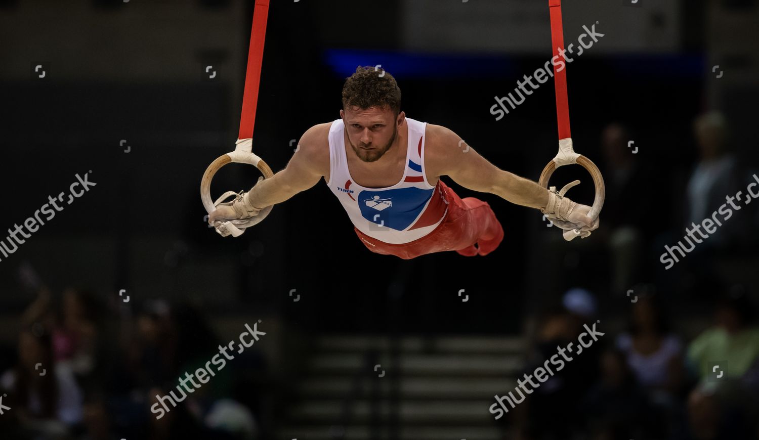 Dominick Cunningham Rings Routine Ms Arena Editorial Stock Photo ...