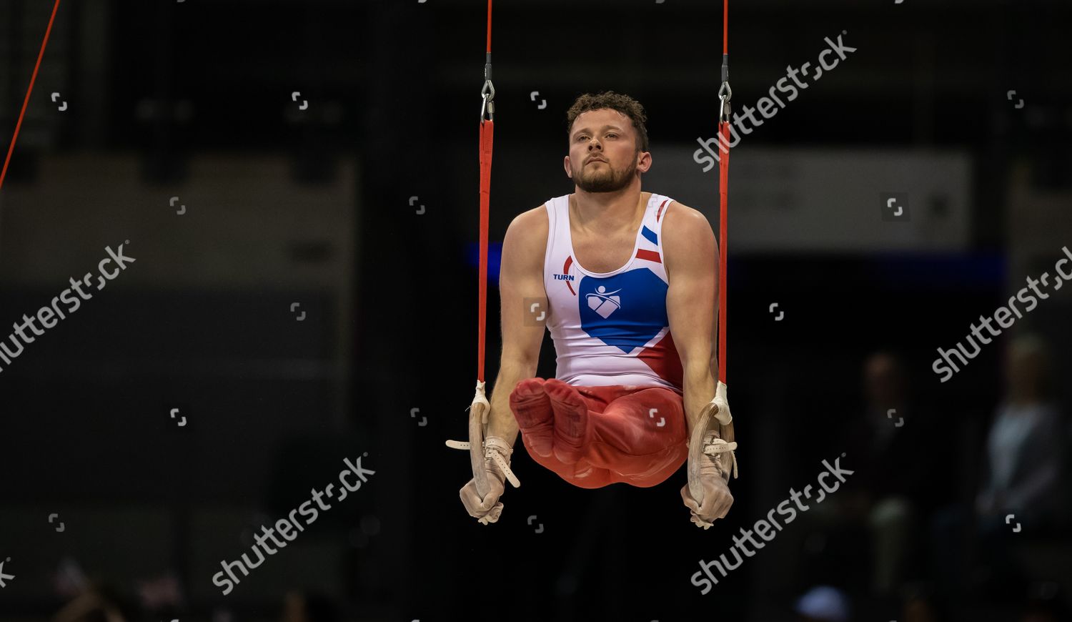 Dominick Cunningham Rings Routine Ms Arena Editorial Stock Photo ...