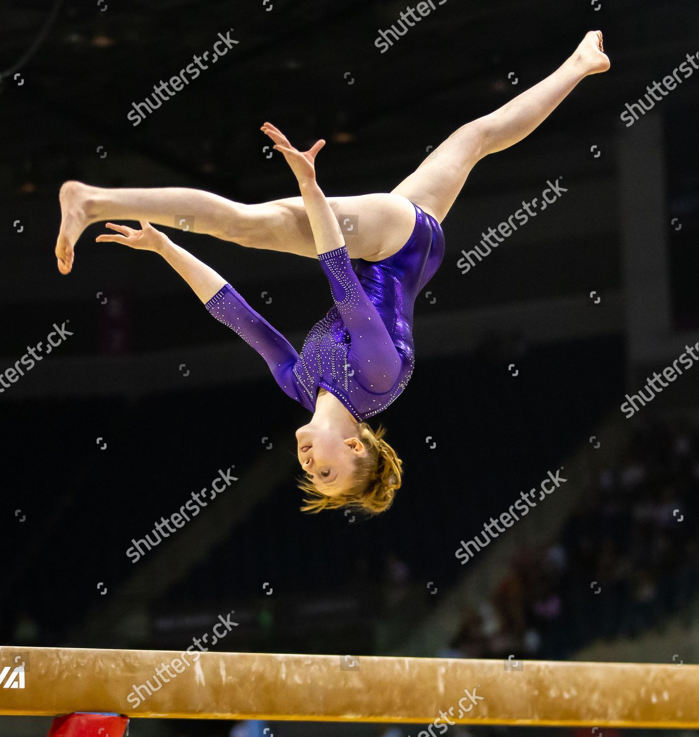 Isabelle Lamb On Beam Ms Arena Editorial Stock Photo - Stock Image ...