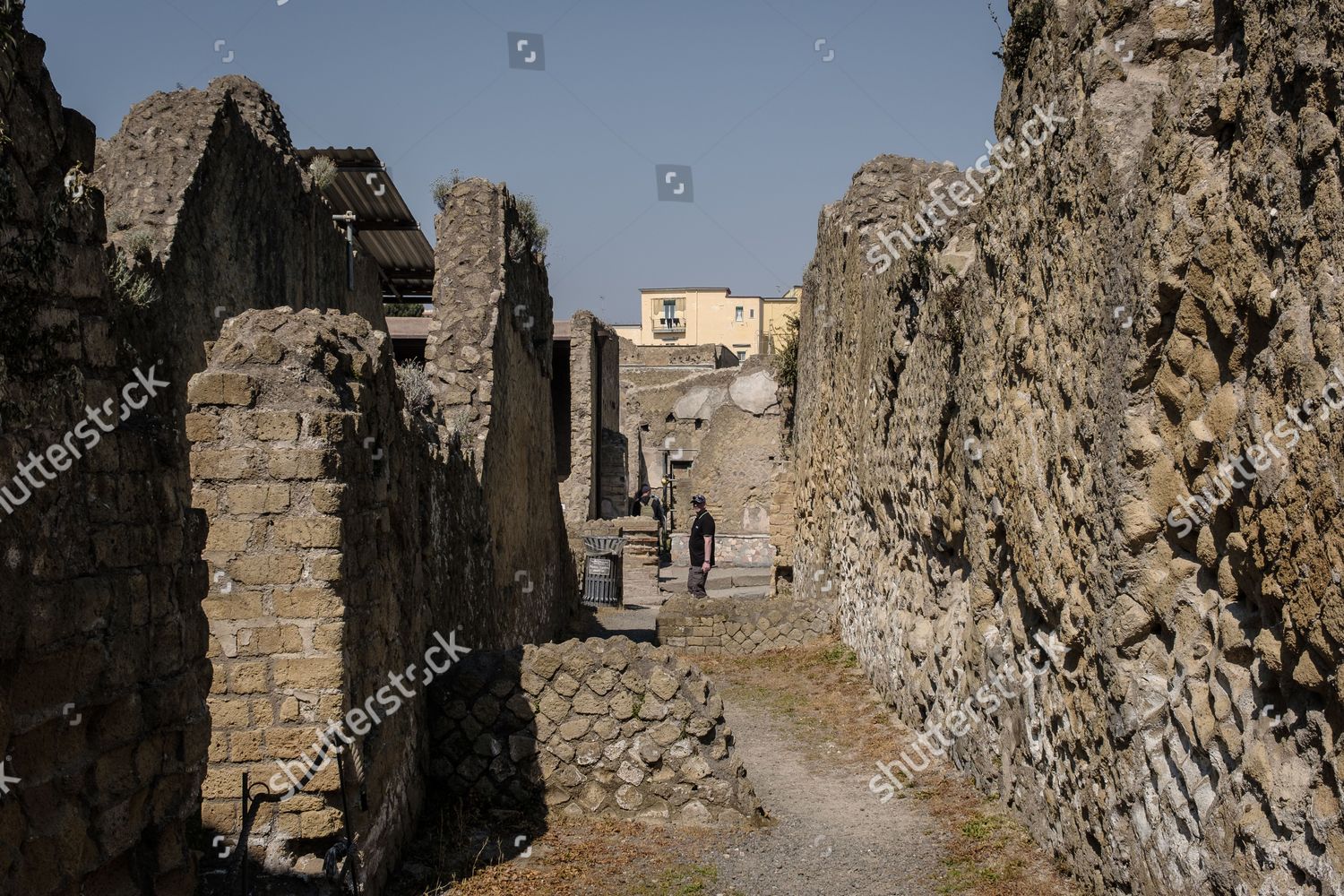 Part Archaeological Park Herculaneum On March Editorial Stock Photo ...