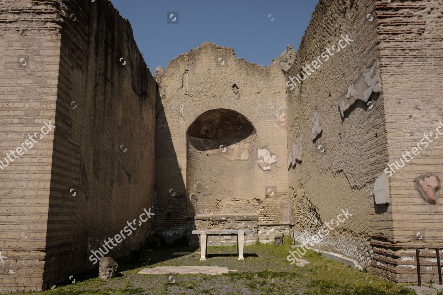 Part Archaeological Park Herculaneum On March Editorial Stock Photo ...