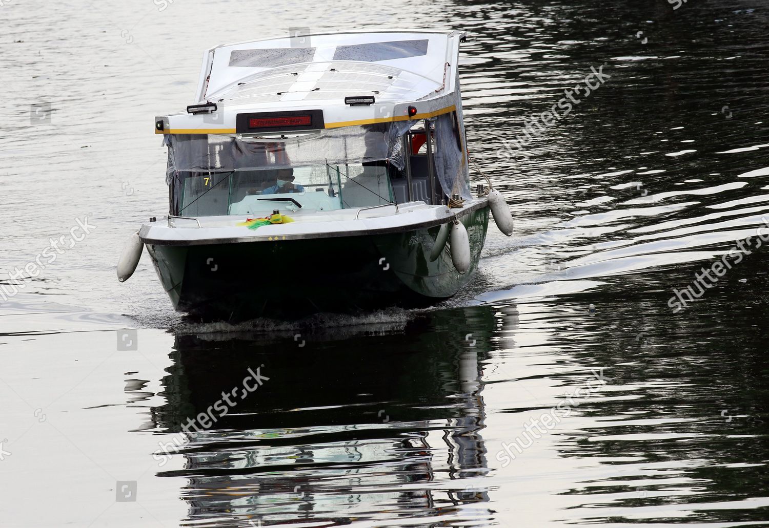 View New Electric Passenger Boat Providing Editorial Stock Photo ...