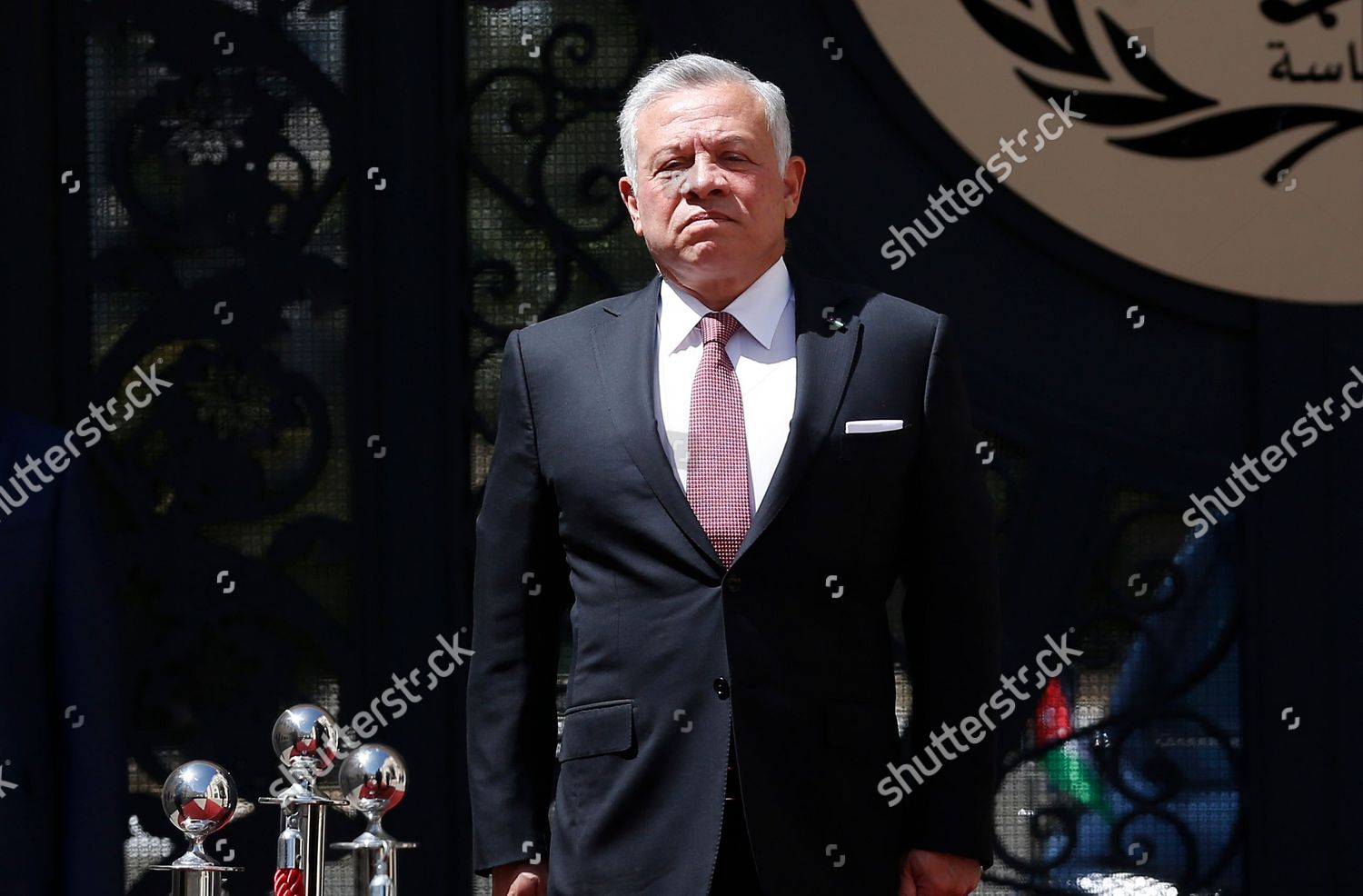 King Abdullah Ii Jordan During Welcoming Editorial Stock Photo - Stock ...