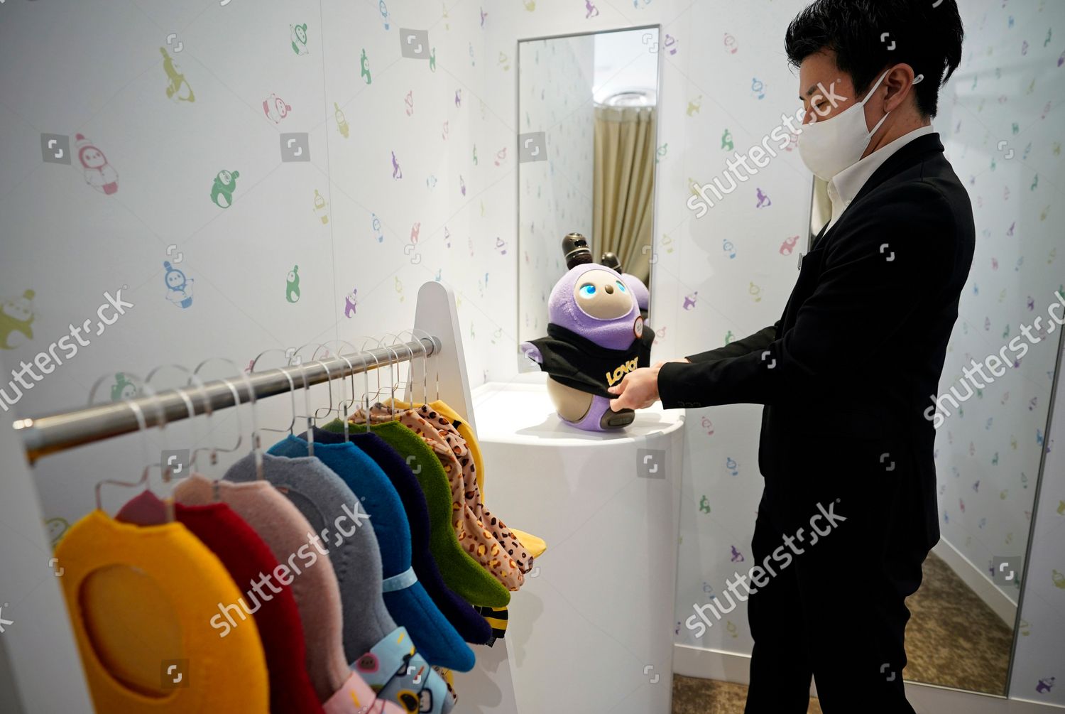 Staff Member Changes Clothing Lovot Home Editorial Stock Photo - Stock ...