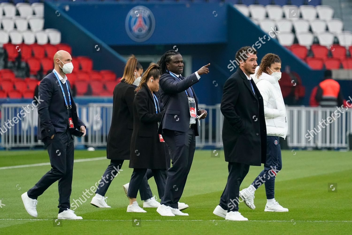 Psg Assistant Coach Bernard Mendy Takes Editorial Stock Photo - Stock ...