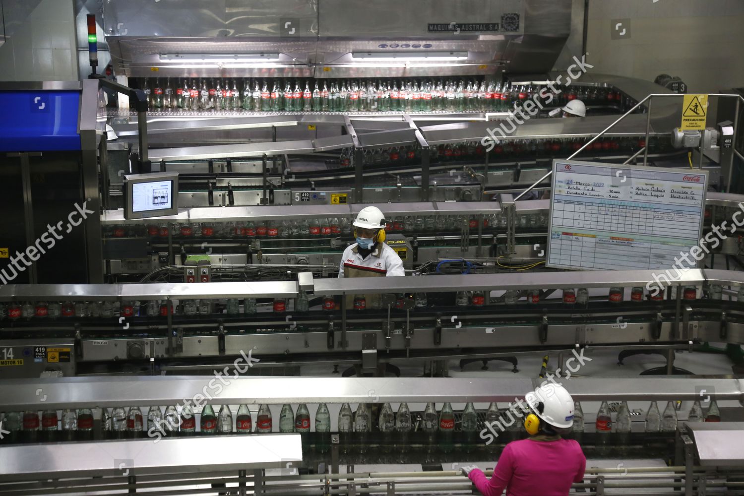 Workers Oversee Production Coca Cola Company Editorial Stock Photo ...