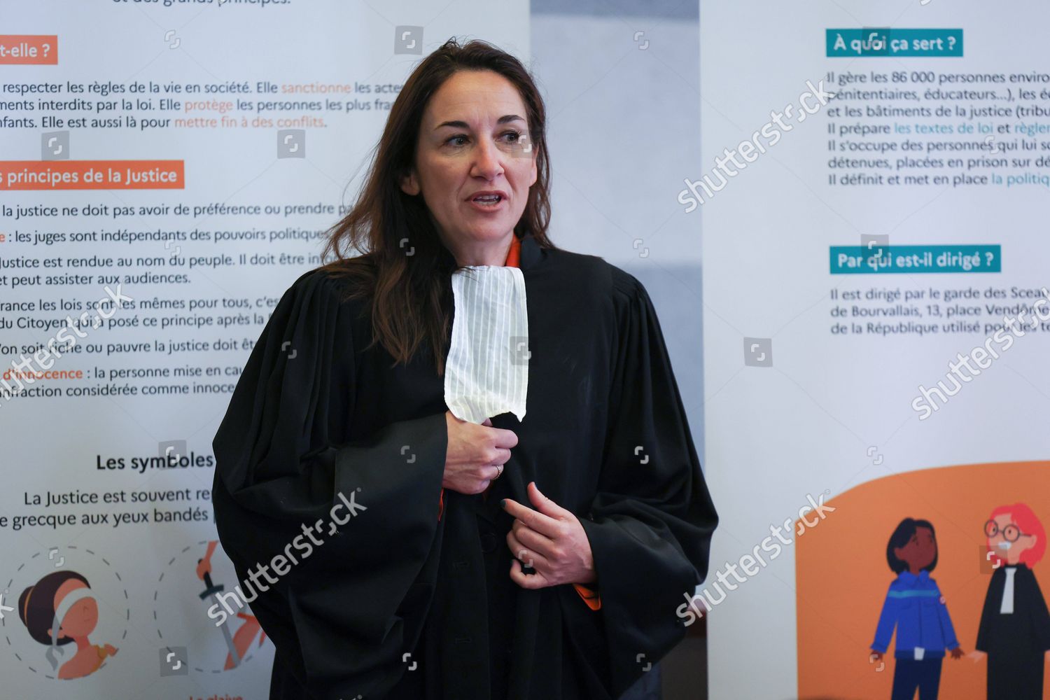 Visit Nice Courthouse Mariepierre Lazard Presentation Editorial Stock ...