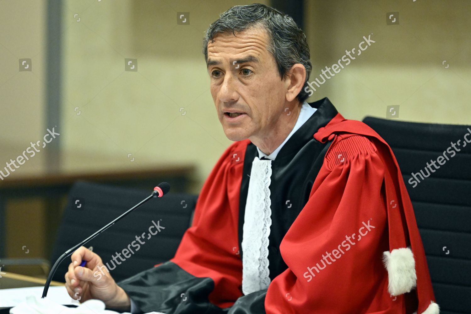 Chairman Court Jo Daenen Pictured During Editorial Stock Photo - Stock ...