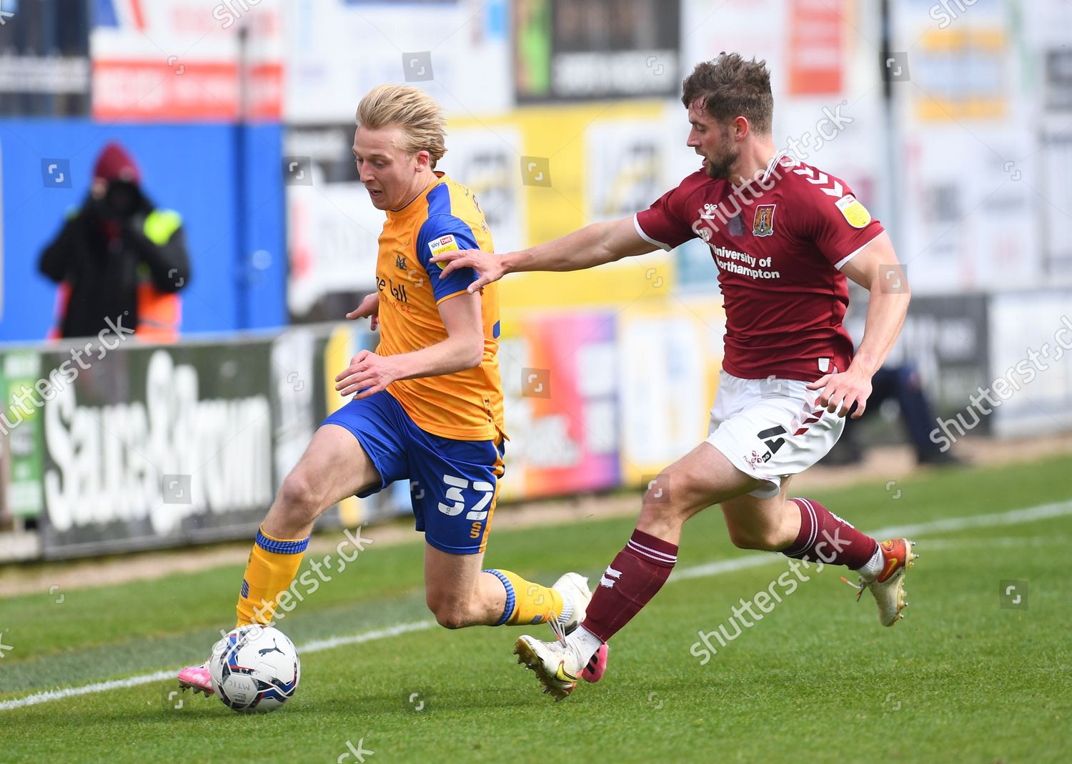 George Lapslie Mansfield Town Jack Sowerby Editorial Stock Photo ...