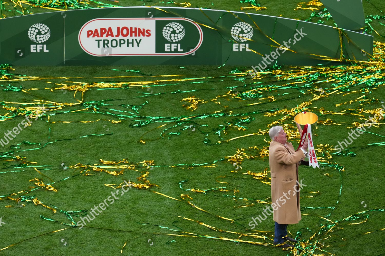 Rotherham United Chairman Tony Stewart Celebrates Editorial Stock Photo ...