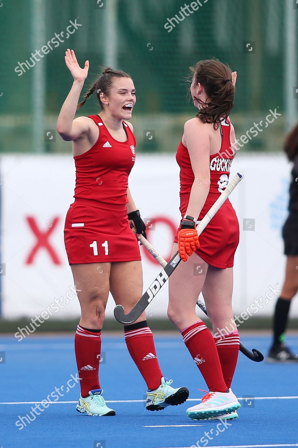 Lorna Mackenzie England Congratulated By Emily Editorial Stock Photo ...