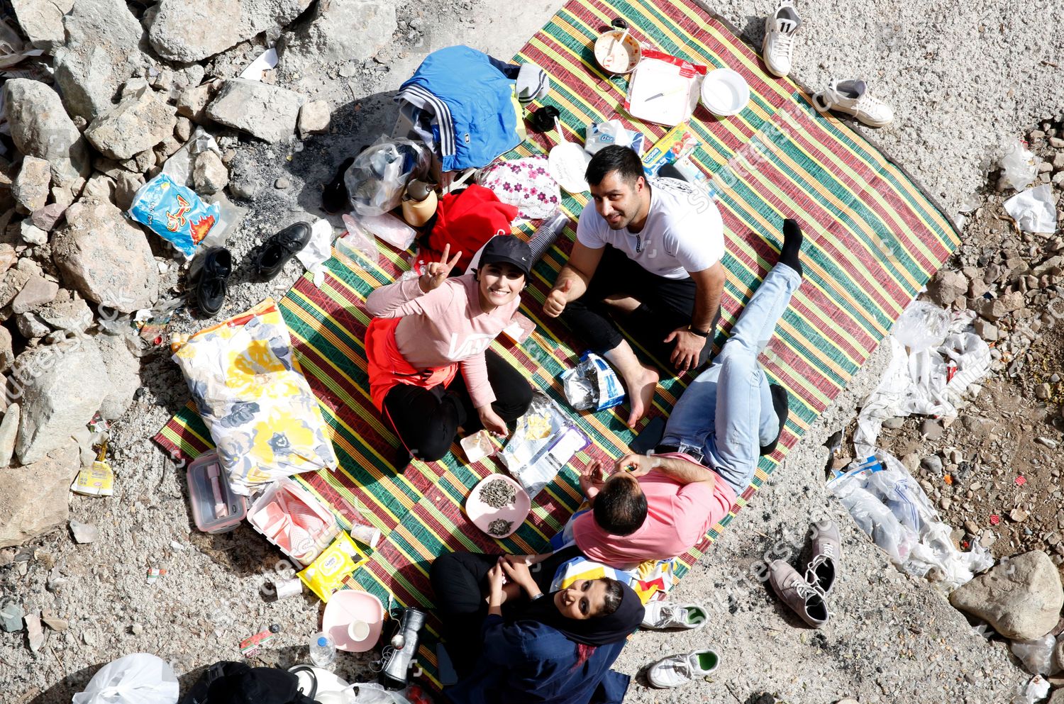 Iranians Picnic During Iranian Nature Day Editorial Stock Photo - Stock ...