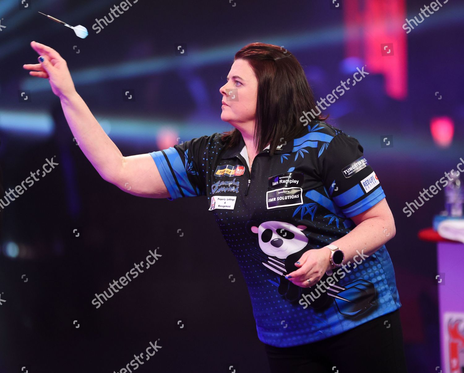Amanda Harwood During 2022 World Darts Editorial Stock Photo - Stock ...