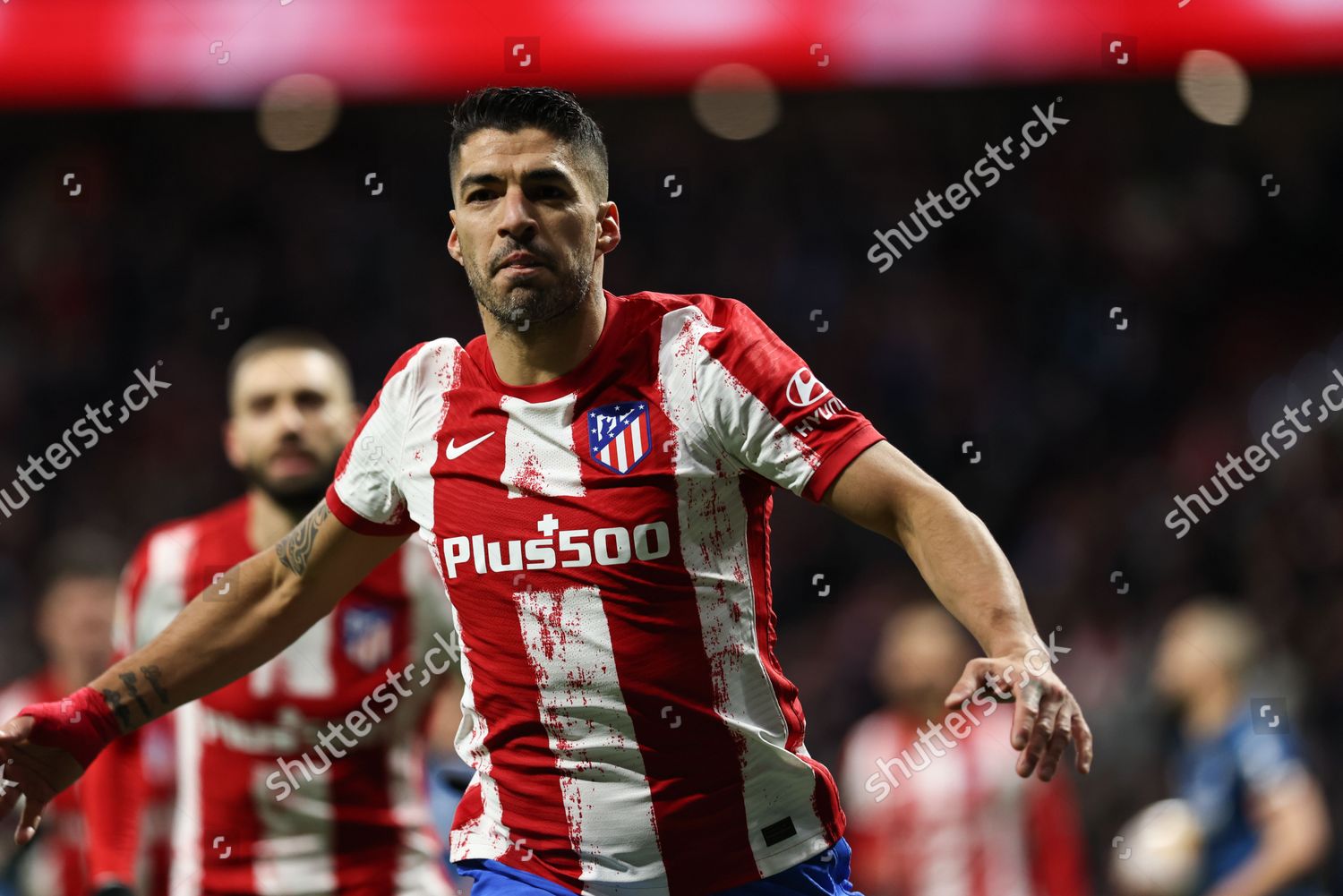 Luis Suarez Atletico De Madrid Celebrates Editorial Stock Photo - Stock ...