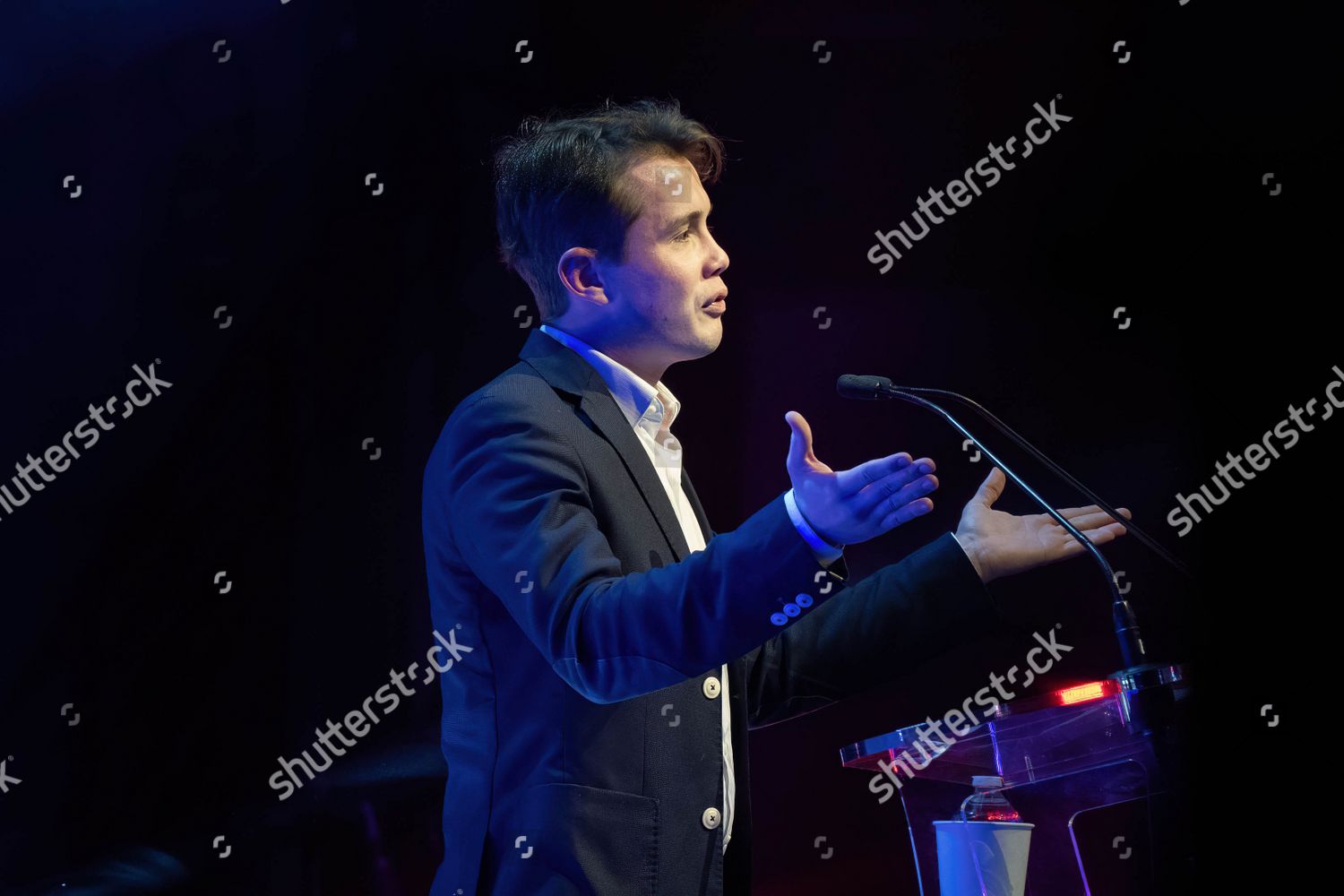 Stanislas Rigault Seen On Stage Delivering Editorial Stock Photo ...