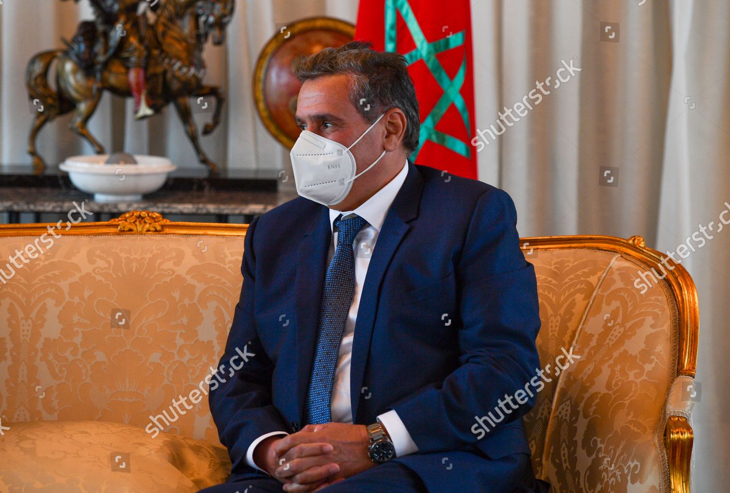Prime Minister Morocco Aziz Akhannouch During Editorial Stock Photo ...