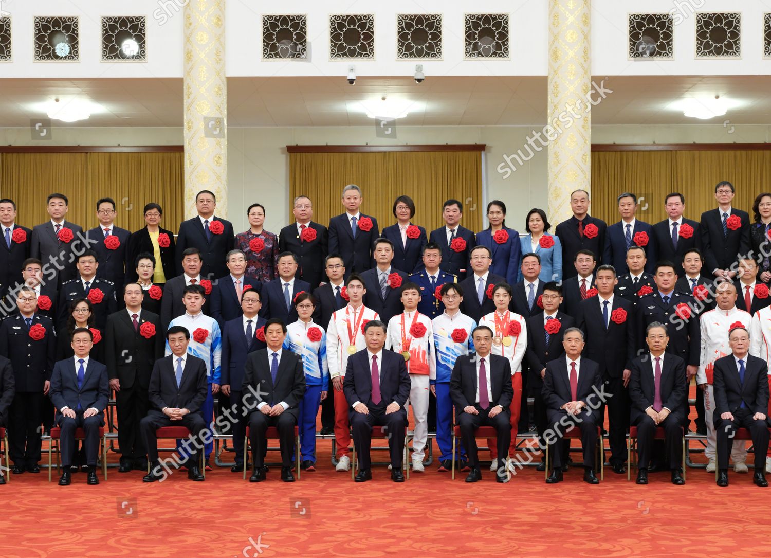 Xi Jinping Other Chinese Leaders Pose Editorial Stock Photo - Stock ...