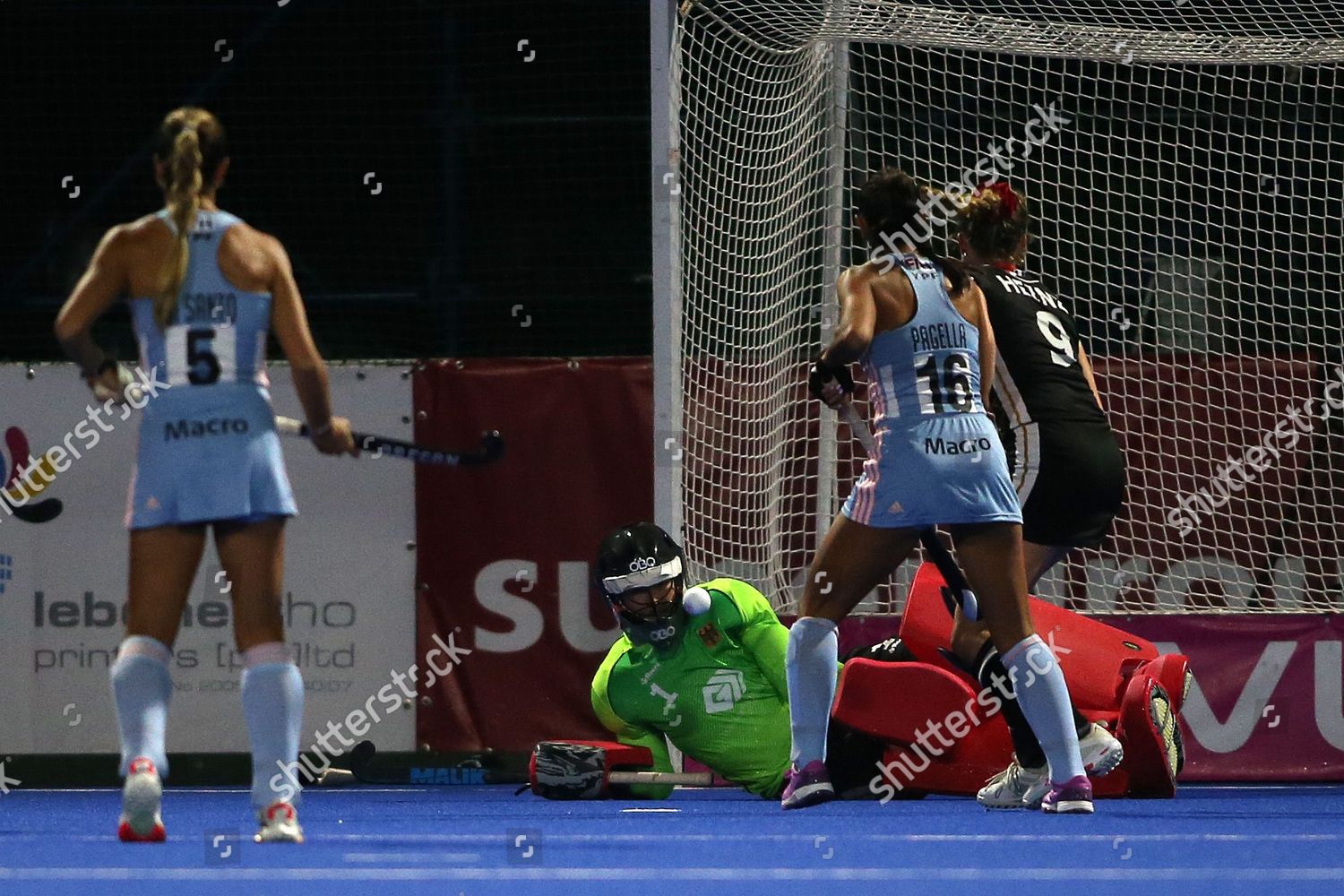 Germany Goalkeeper Mali Wichmann Makes Save Editorial Stock Photo ...