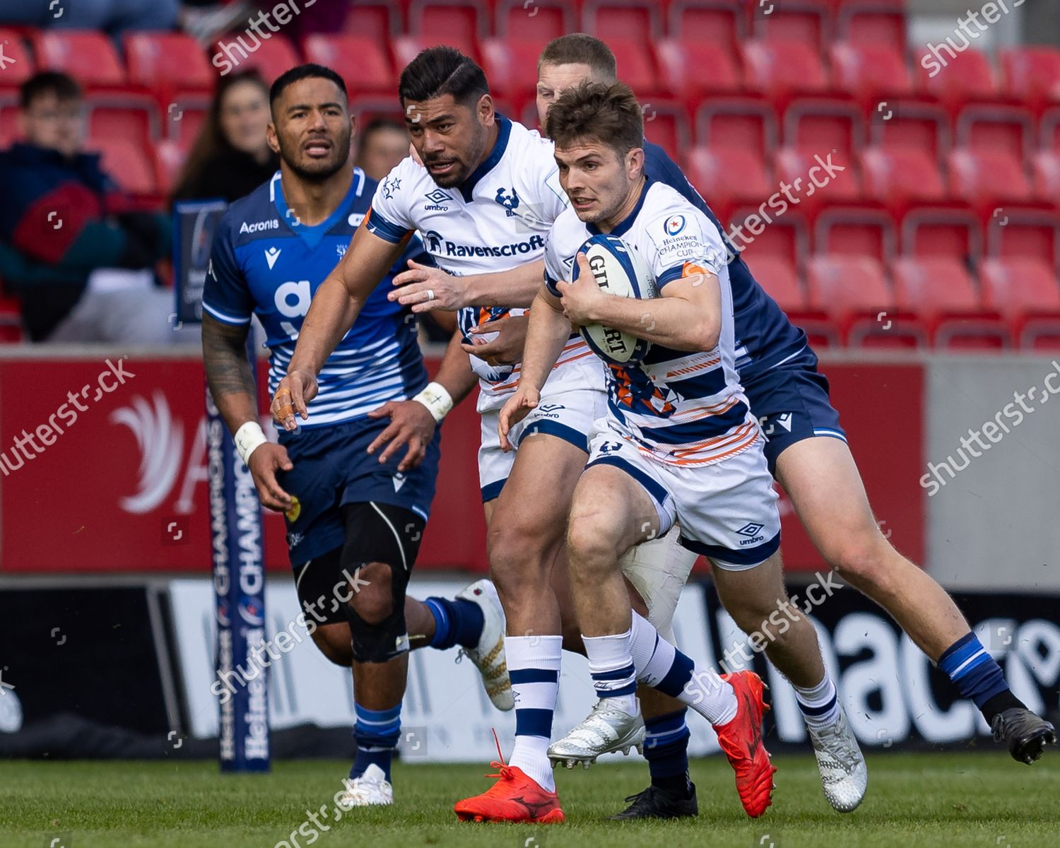 Harry Randall Bristol Bears Bursts Down Editorial Stock Photo - Stock ...