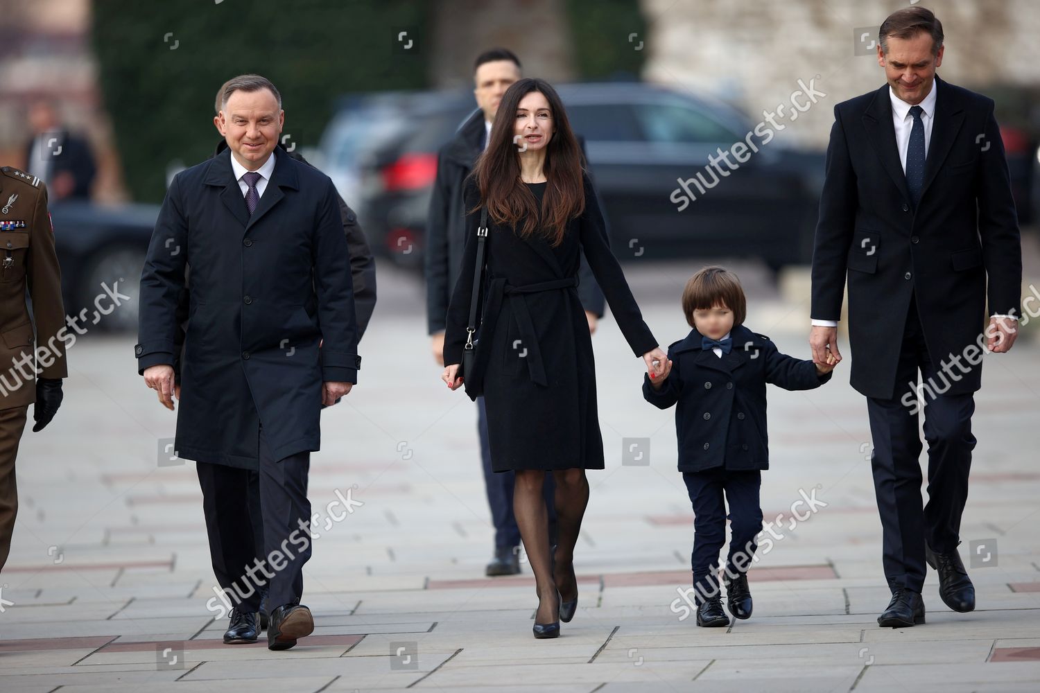 Polish President Andrzej Duda L Daughter Editorial Stock Photo - Stock ...