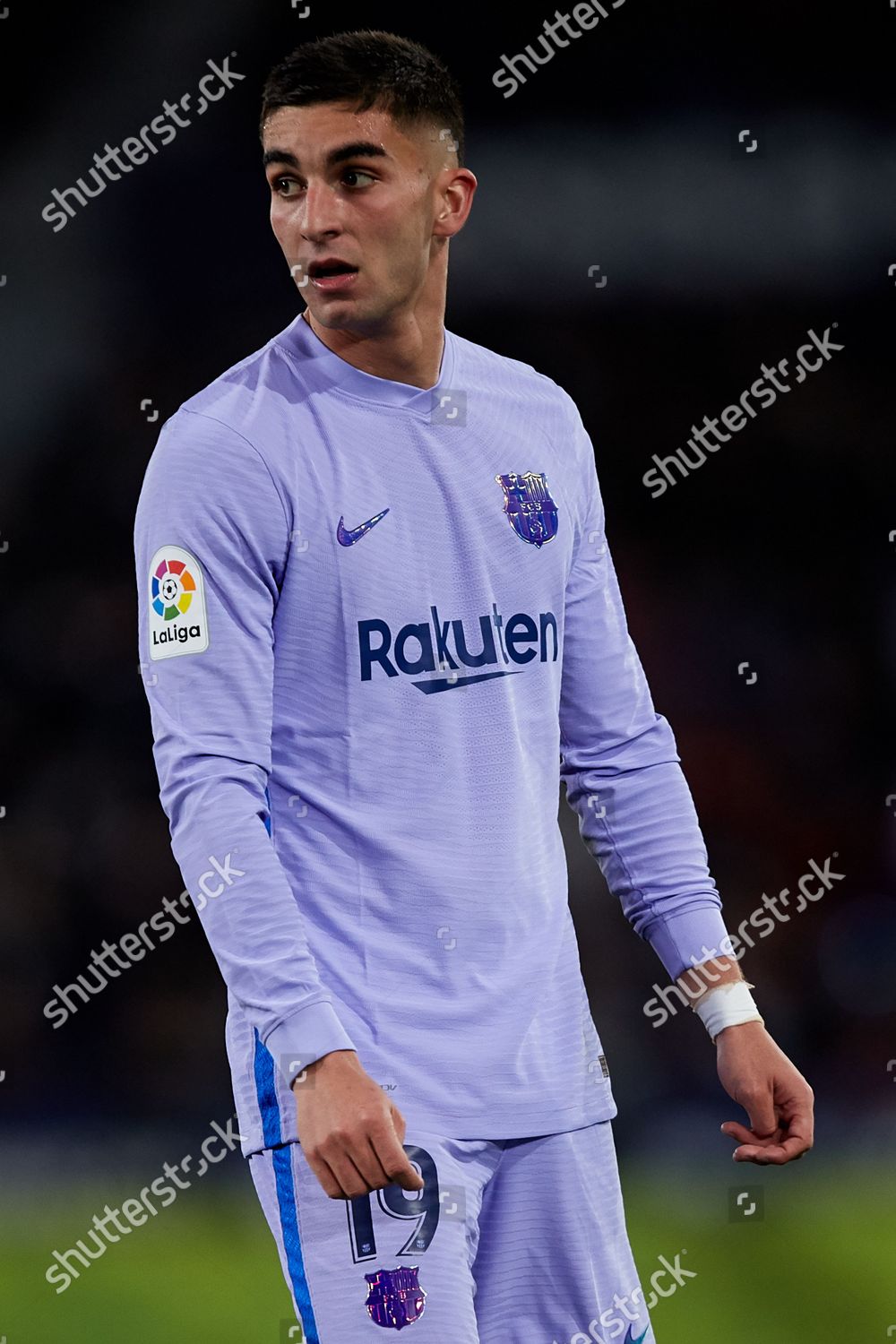 Ferran Torres Fc Barcelona Looks On Editorial Stock Photo - Stock Image ...