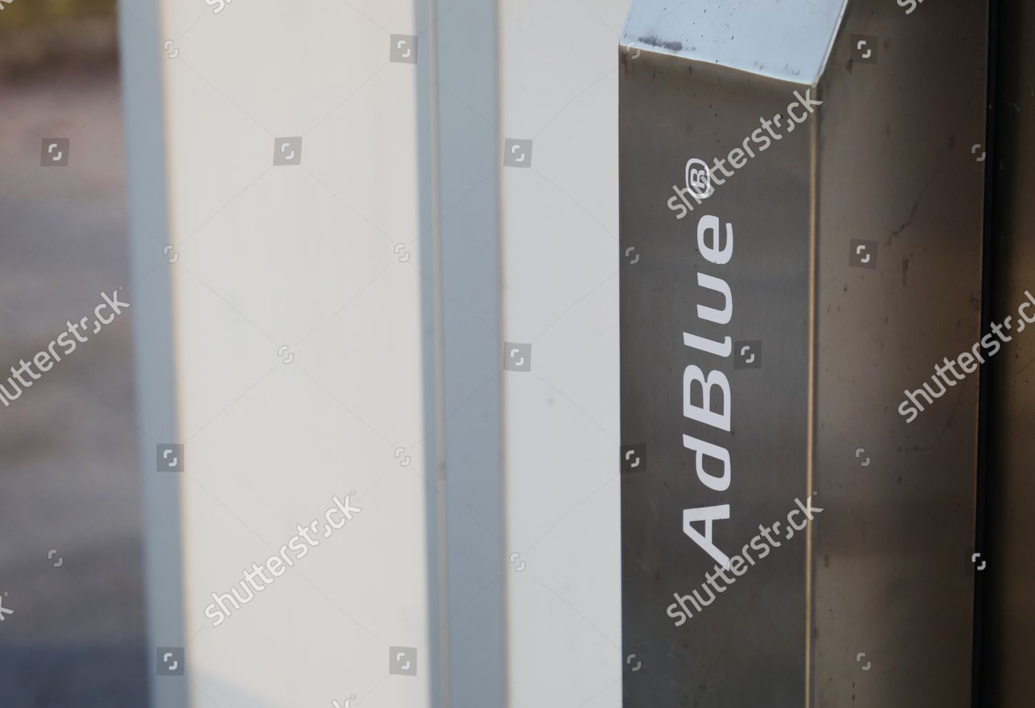 Adblue Signs Fuel Station Editorial Stock Photo - Stock Image ...