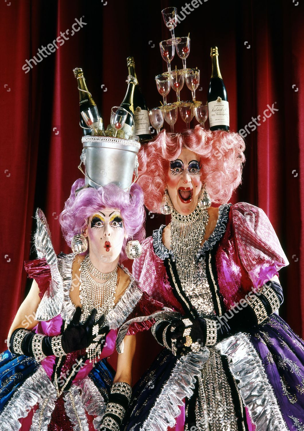 Pantomime Dames Rehearsal Kenneth More Theatre Editorial Stock Photo ...