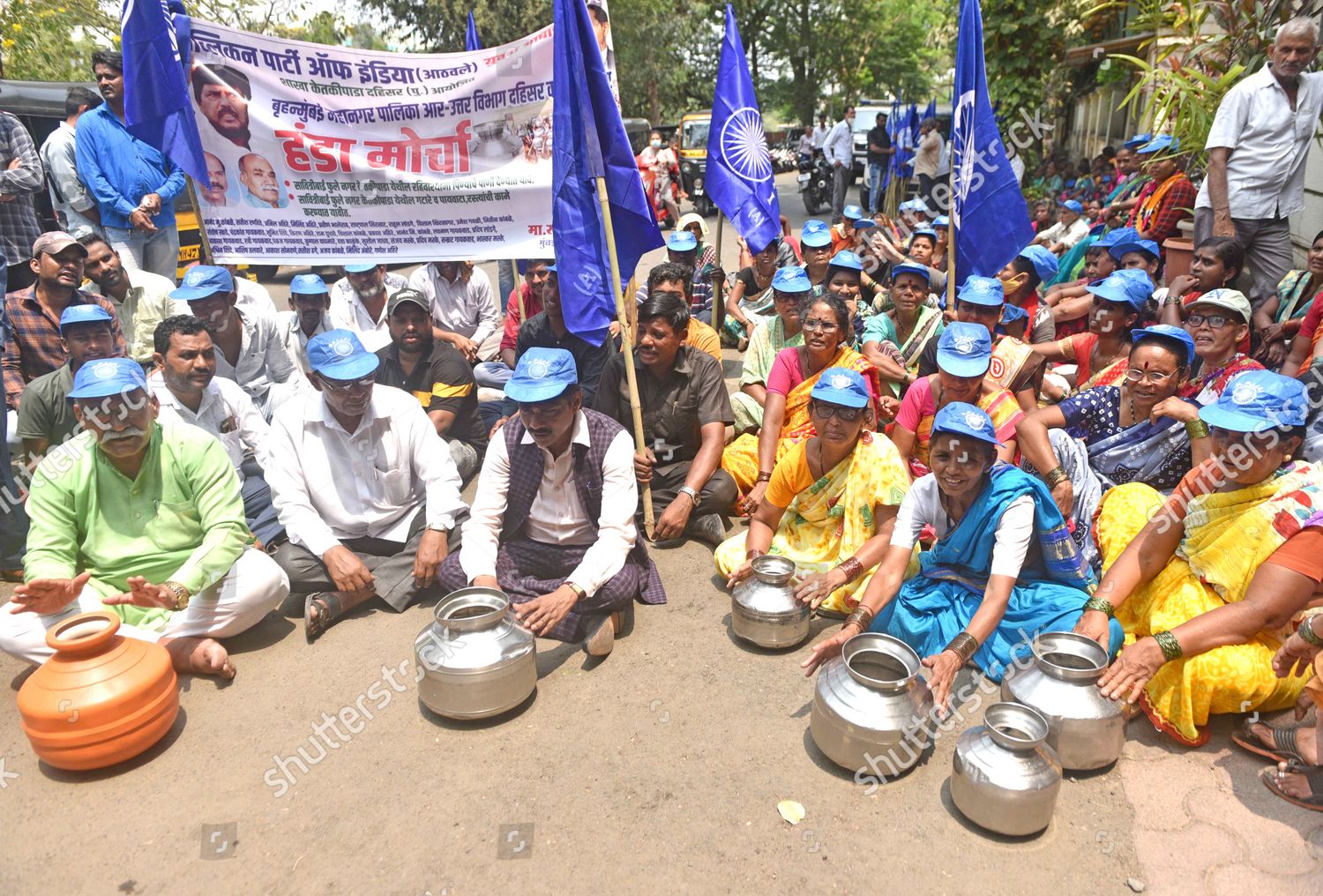 Rpi Leader Ramesh Gaikwad Party Members Editorial Stock Photo - Stock ...
