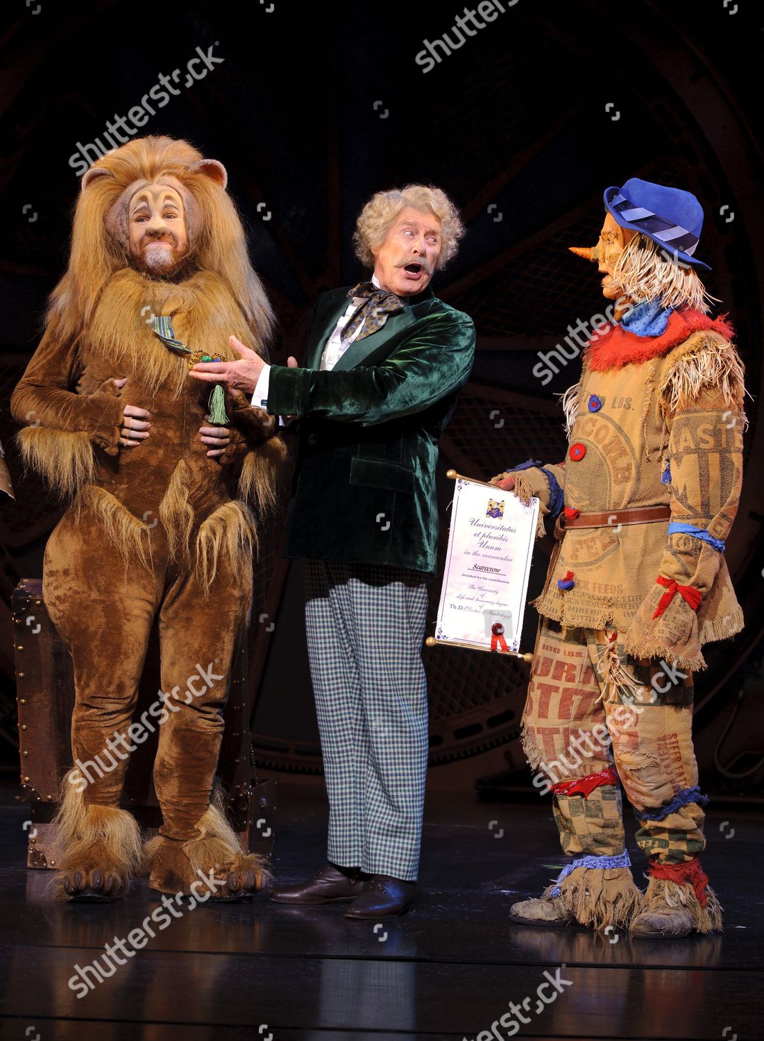 David Ganly Lion Michael Crawford Wizard Editorial Stock Photo - Stock ...