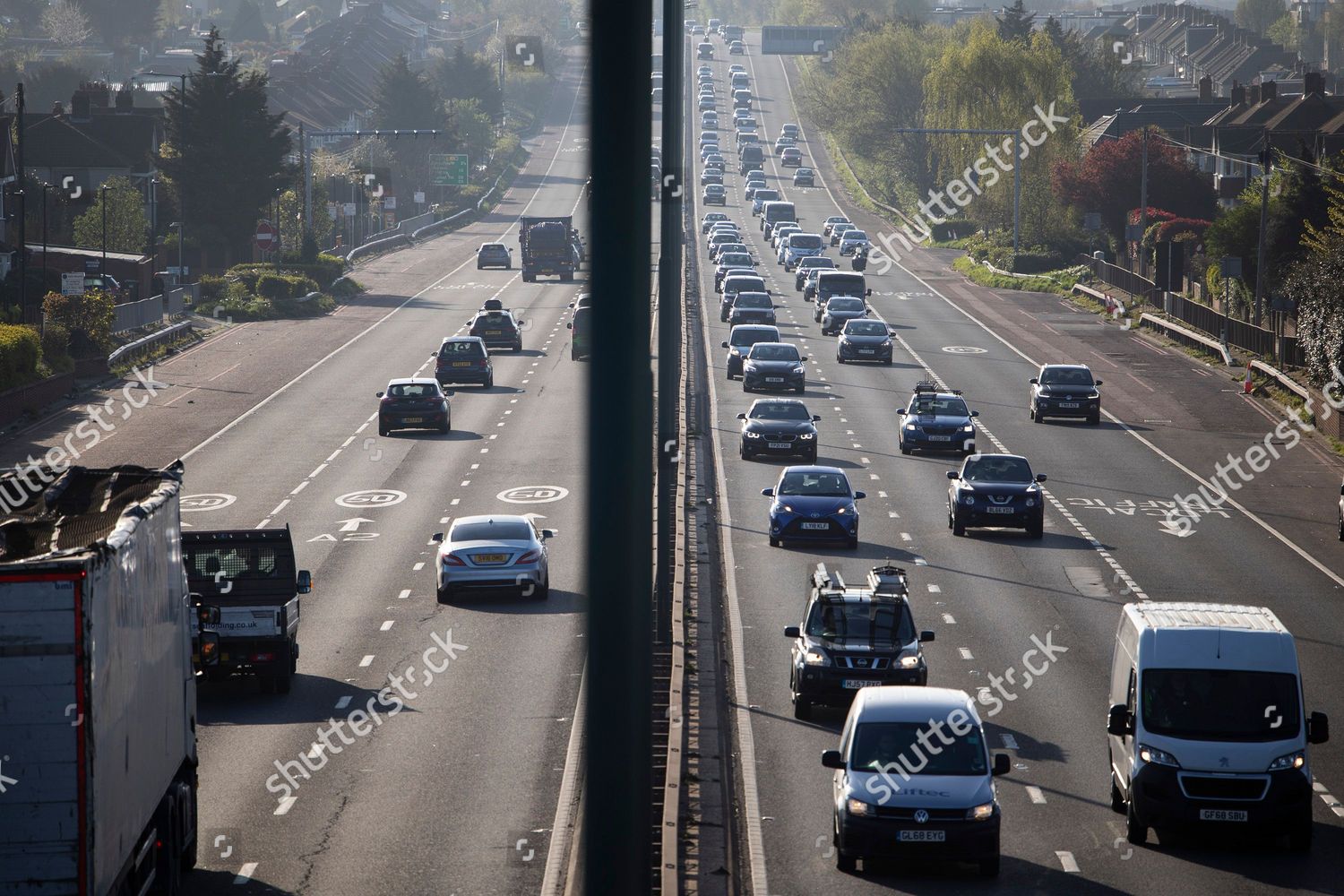 Traffic Builds On A2 Rochester Way Editorial Stock Photo - Stock Image ...