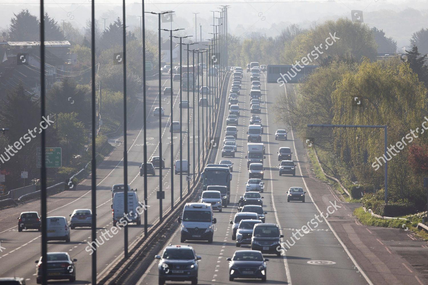 Traffic Builds On A2 Rochester Way Editorial Stock Photo - Stock Image ...