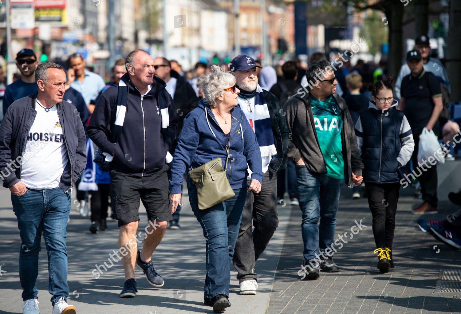 Tottenham Hotspur Fans Arrive Stadium Editorial Stock Photo - Stock ...