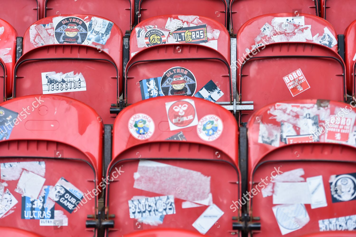 Sticker Details On Block 62 Middlesbrough Editorial Stock Photo - Stock ...