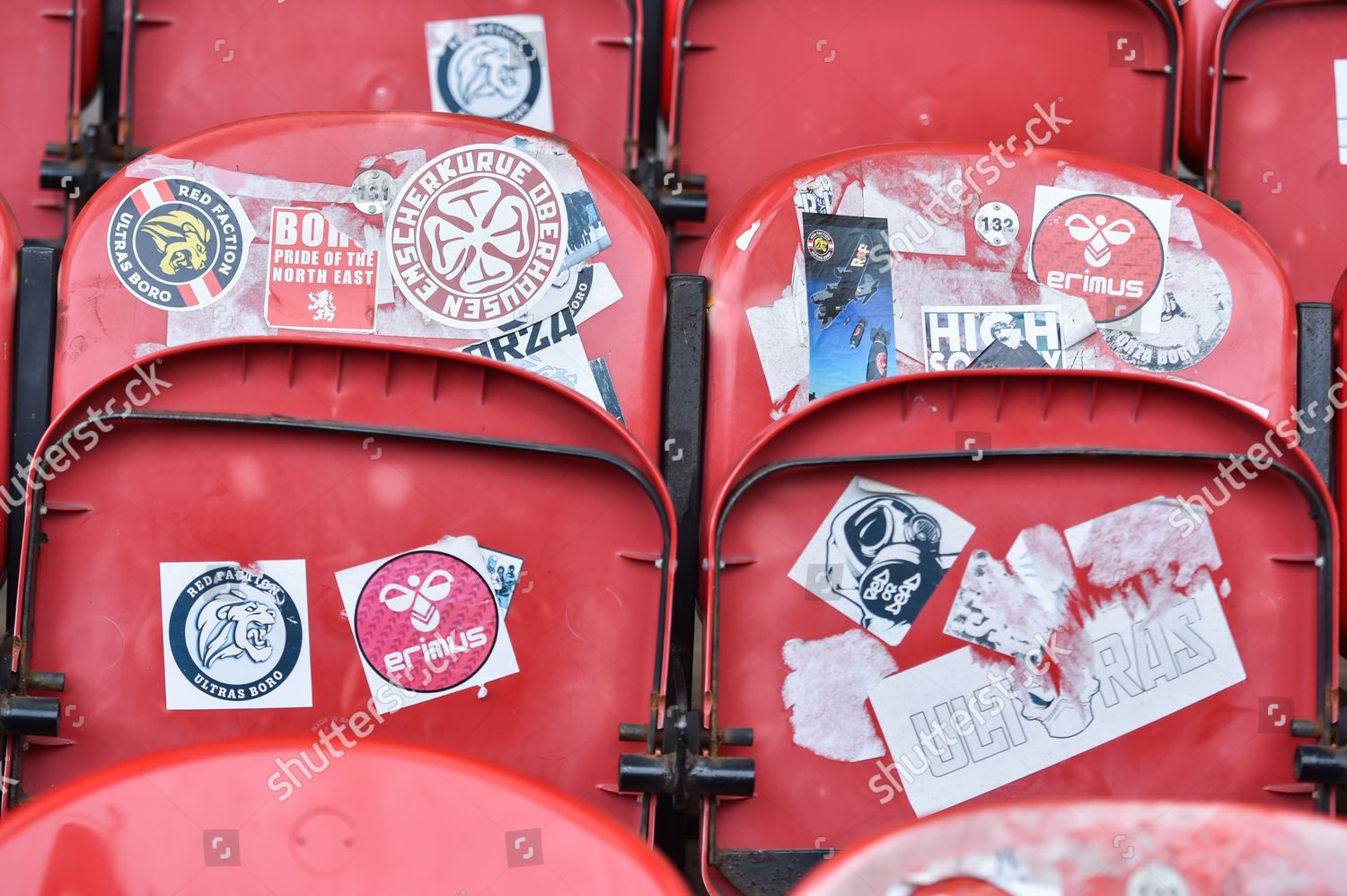 Sticker Details On Block 62 Middlesbrough Editorial Stock Photo - Stock ...