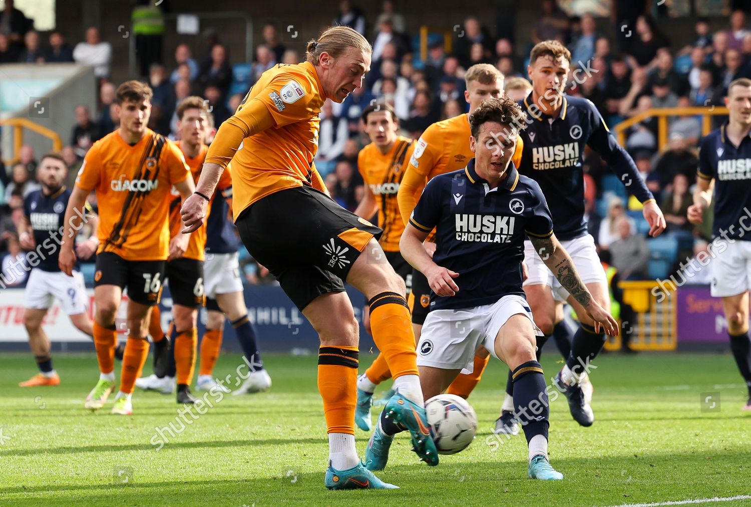 Tom Eaves Hull City Scoring Goal Editorial Stock Photo - Stock Image ...