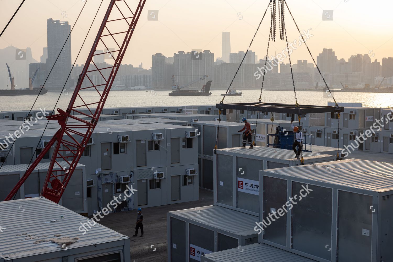 Covid19 Community Isolation Cabins Stored On Editorial Stock Photo ...