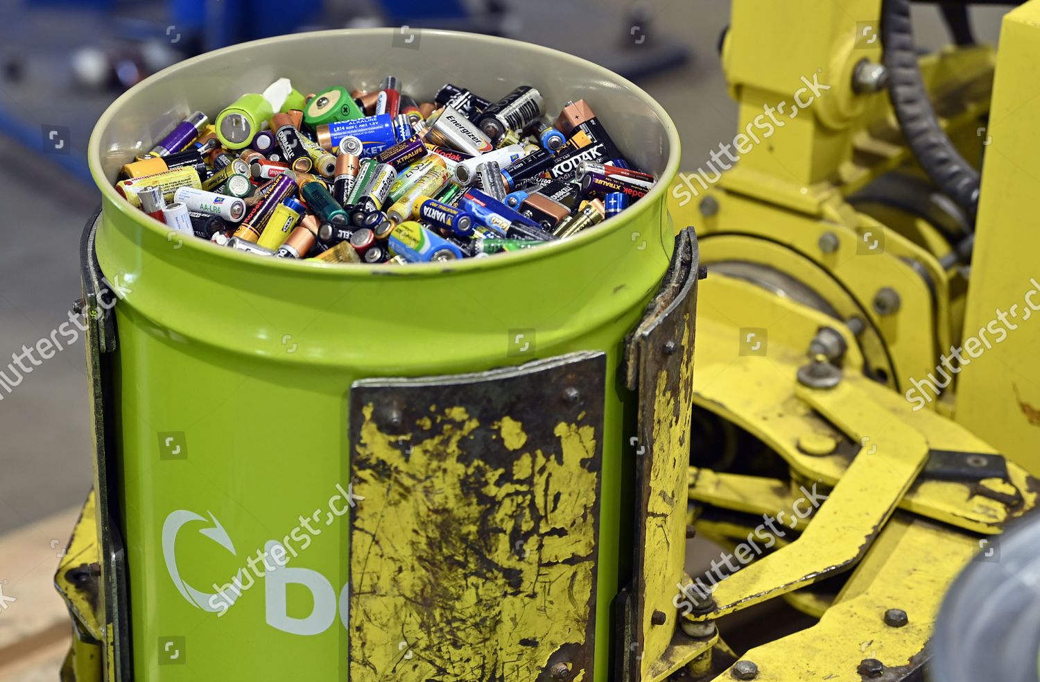 PRESS VISIT BEBAT SORTING SYSTEM BATTERIES Editorial Stock Photo ...